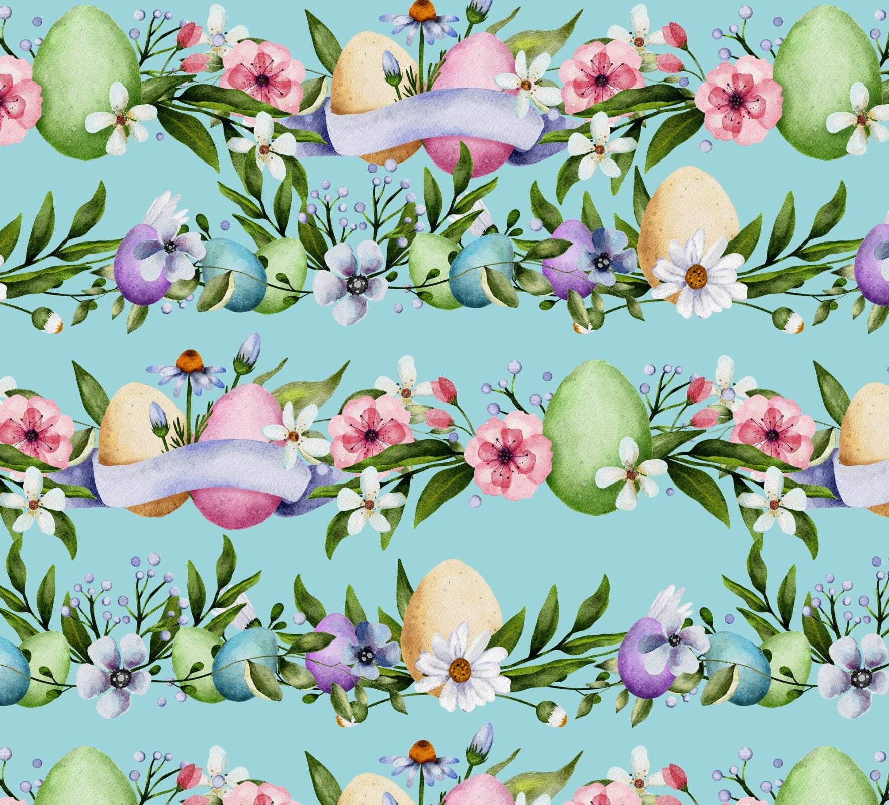 David Textiles Sweet Spring Easter Stripes Blue - Walmart.com