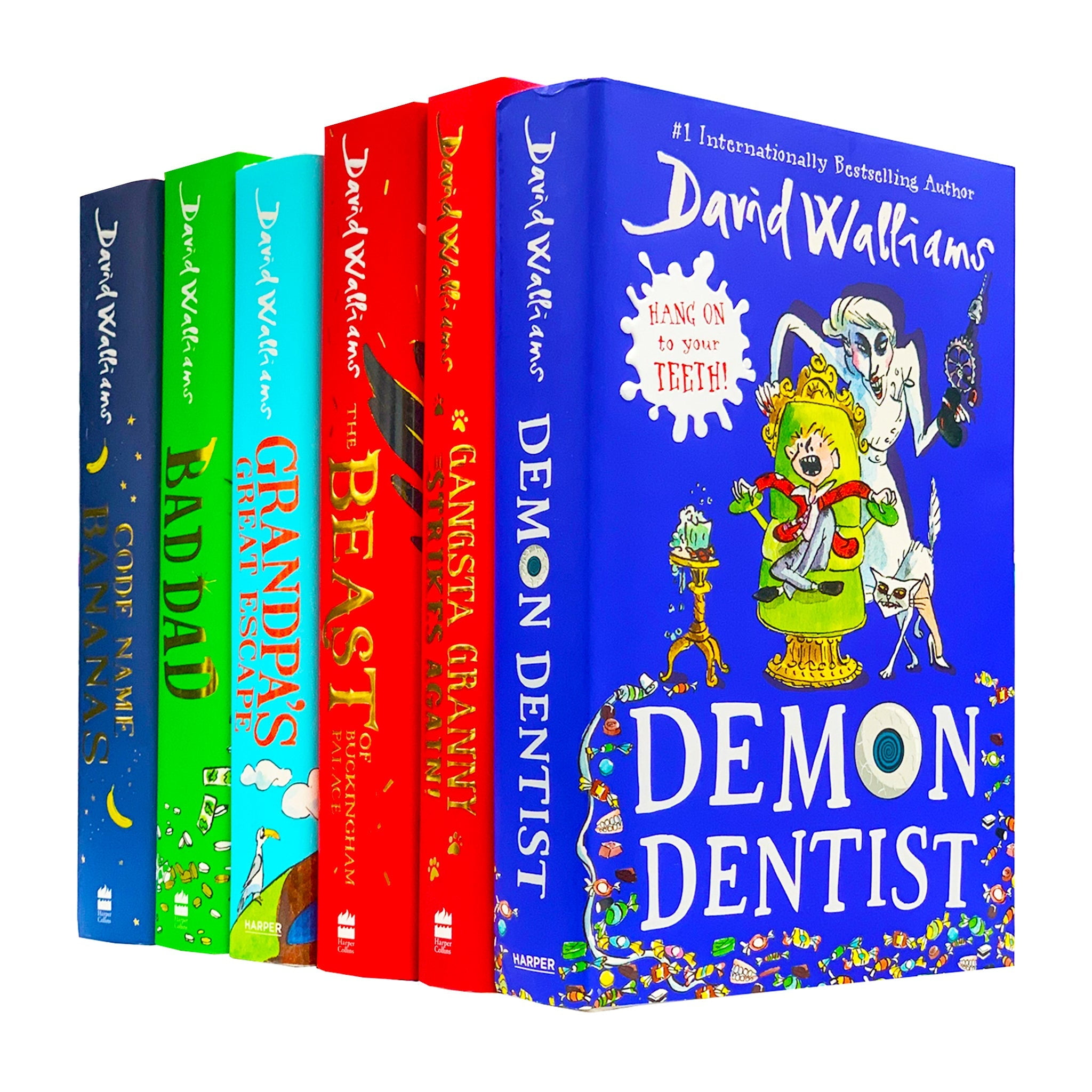 David Walliams 6 Books Collection Set Hardcover Edition (Gangsta Granny ...