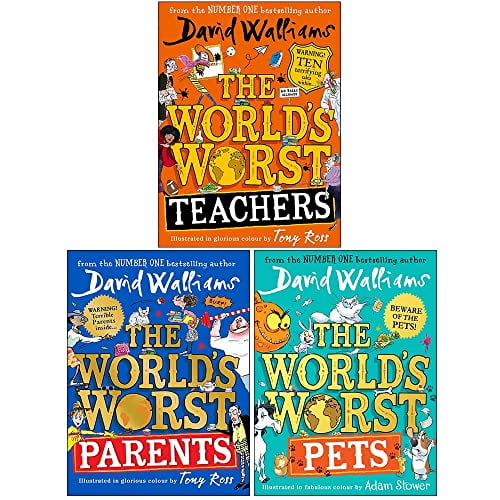 David Walliams Collection 3 Books Set (The Worlds Worst Teachers, The ...