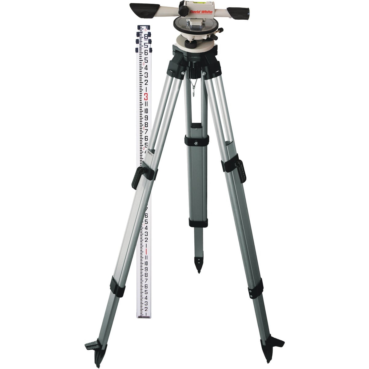 David White 22X Optical Meridian Transit Level Kit 44-D8824K-1C ...