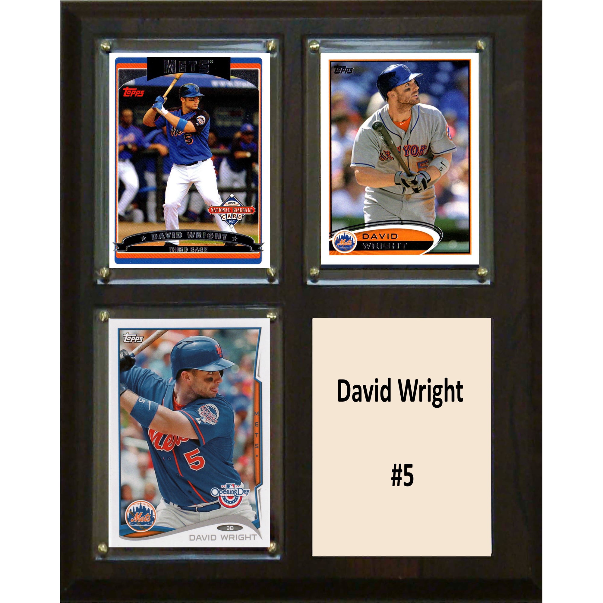 David Wright Mets 8'' x 10'' Plaque - Walmart.com