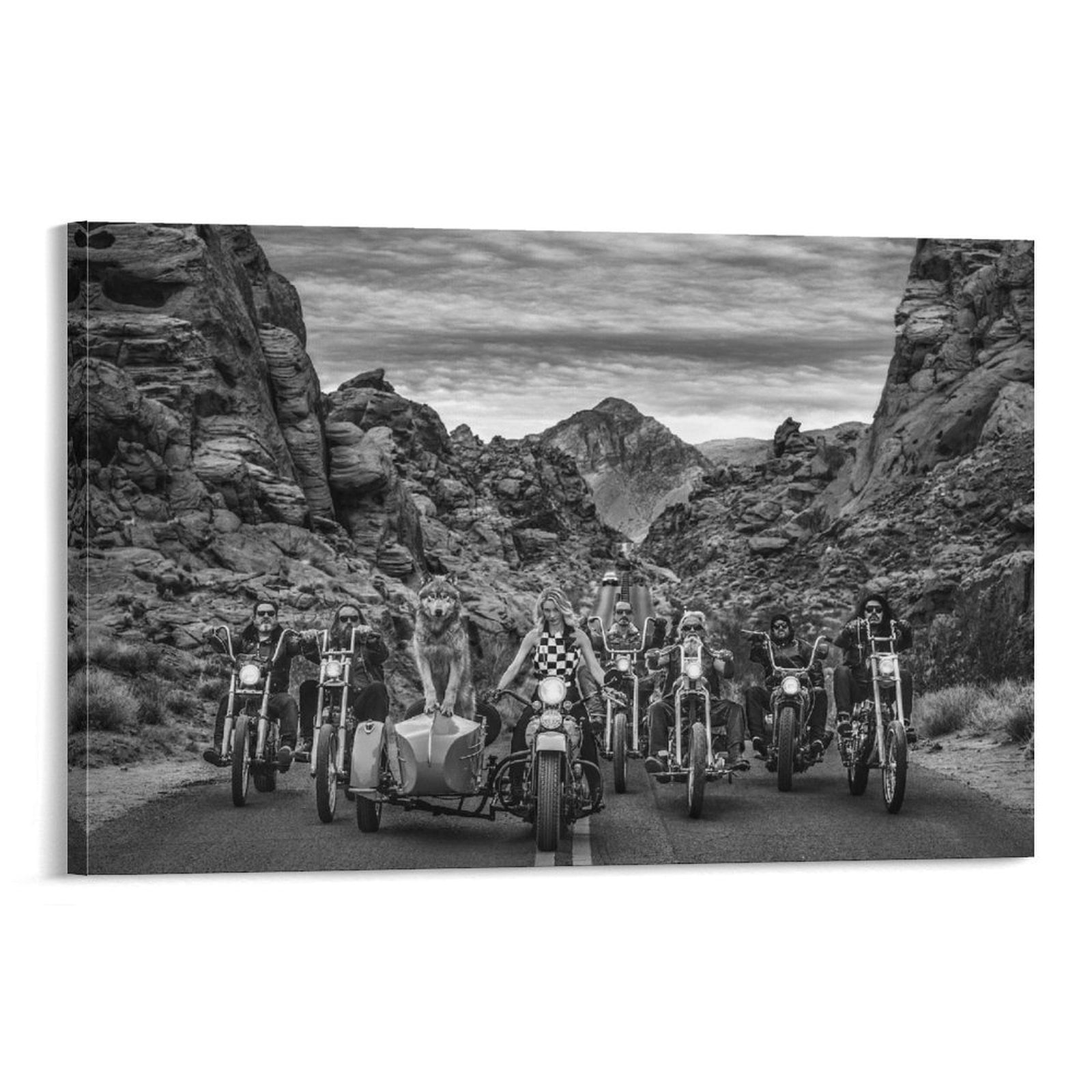 David Yarrow-The Leader of The Pack-pretty Black And White Art Poster ...