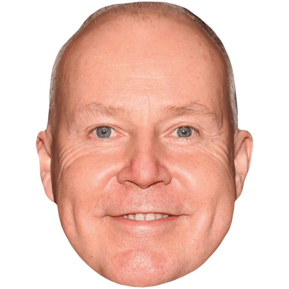 David Yates (Smile) Celebrity Mask, Flat Card Face, Fancy Dress Mask ...