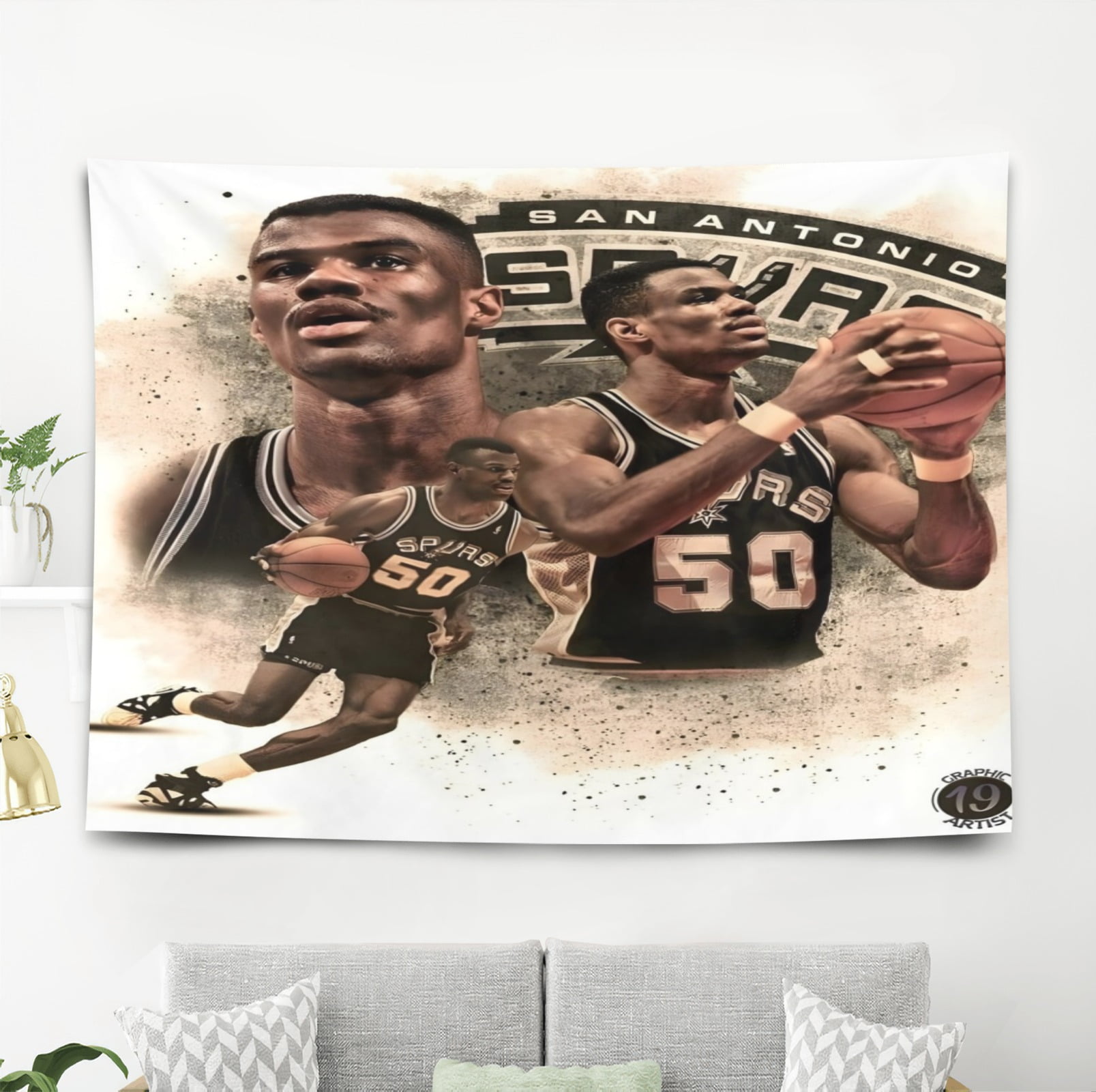 David and Robinson Flushing Tapestry - Horizontal（60"x40"） - Walmart.com