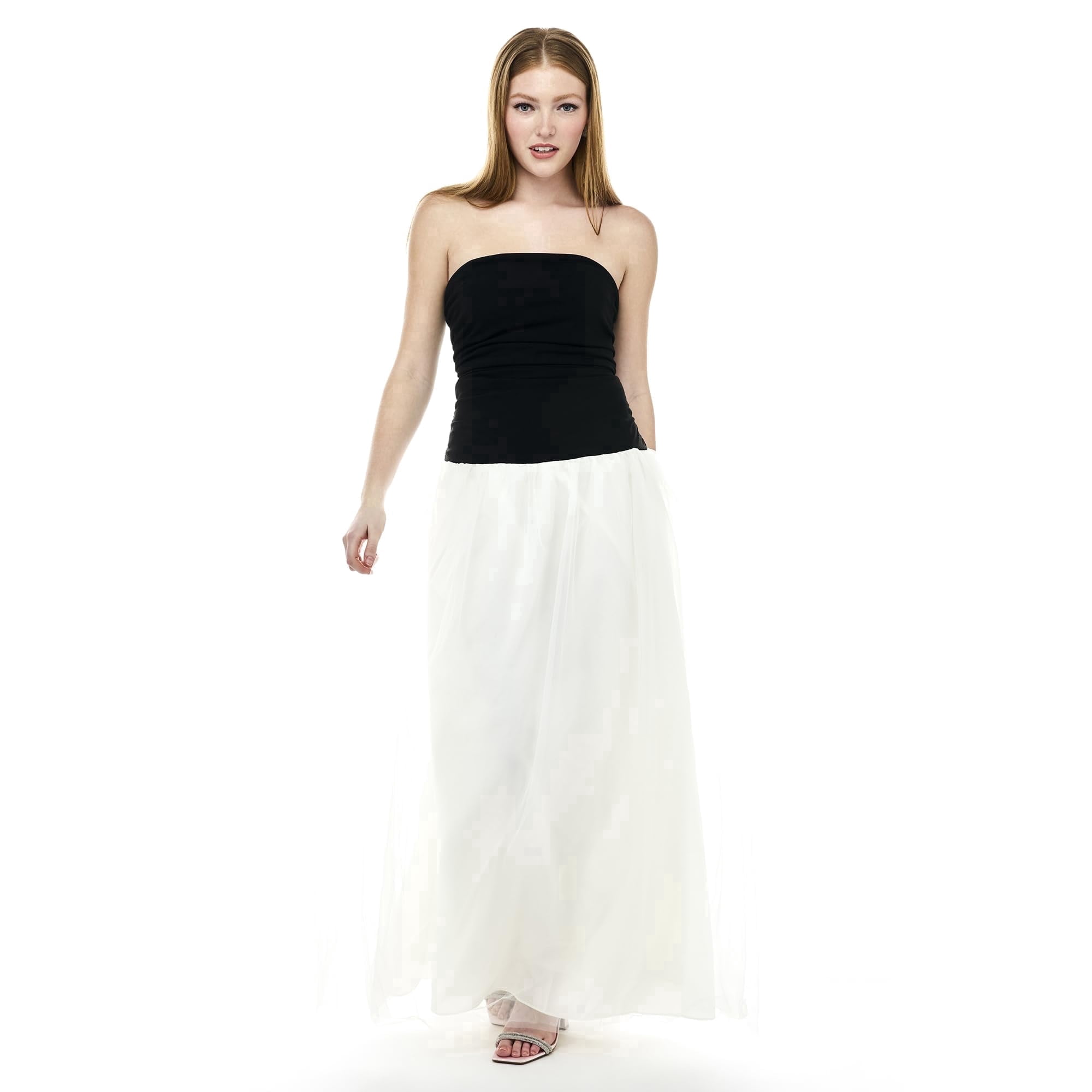 David’s Bridal, The Edit by DB Studio Women's Formal Strapless Drop ...