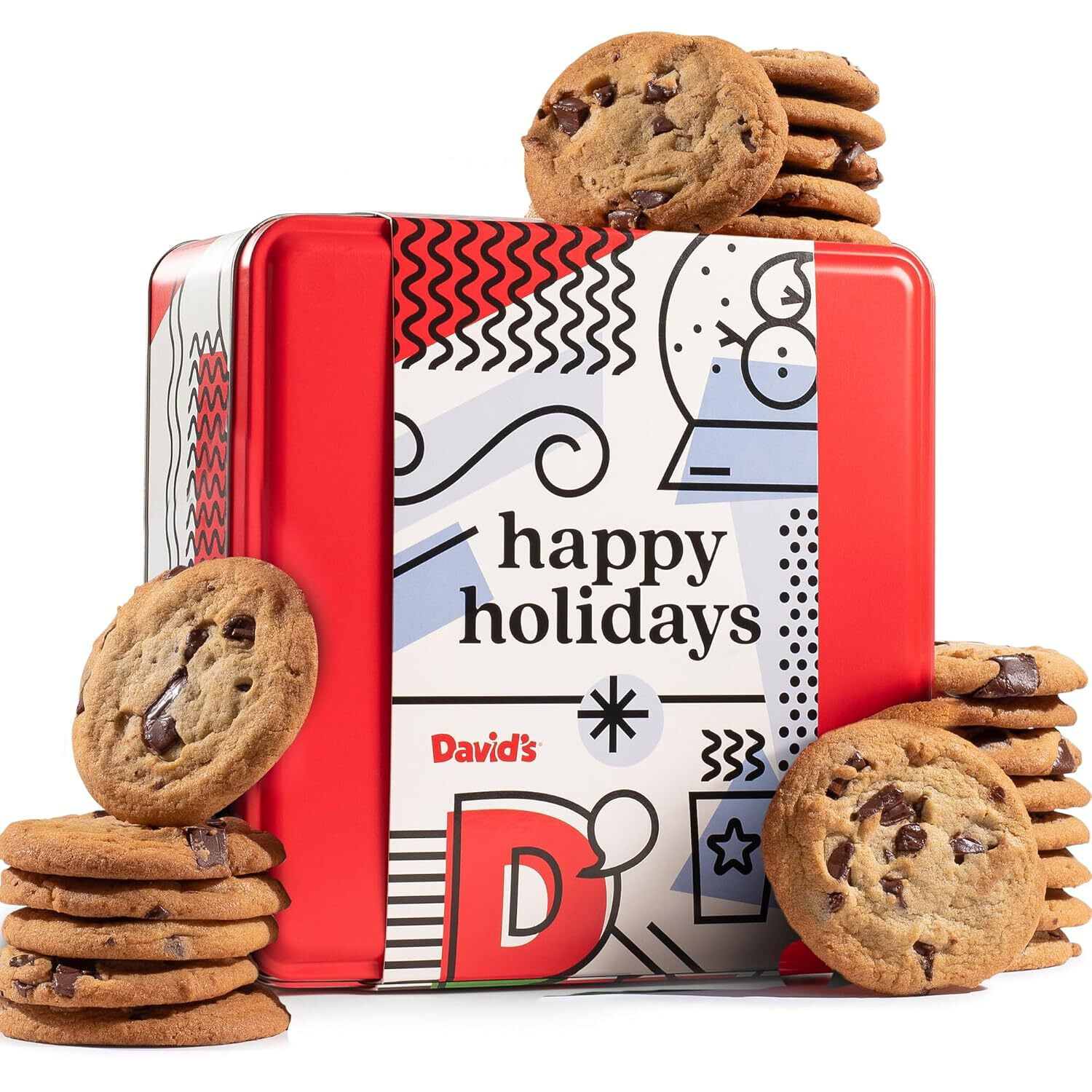 David's Cookies 1lb Chocolate Chunks Fresh Baked Cookies in Happy ...