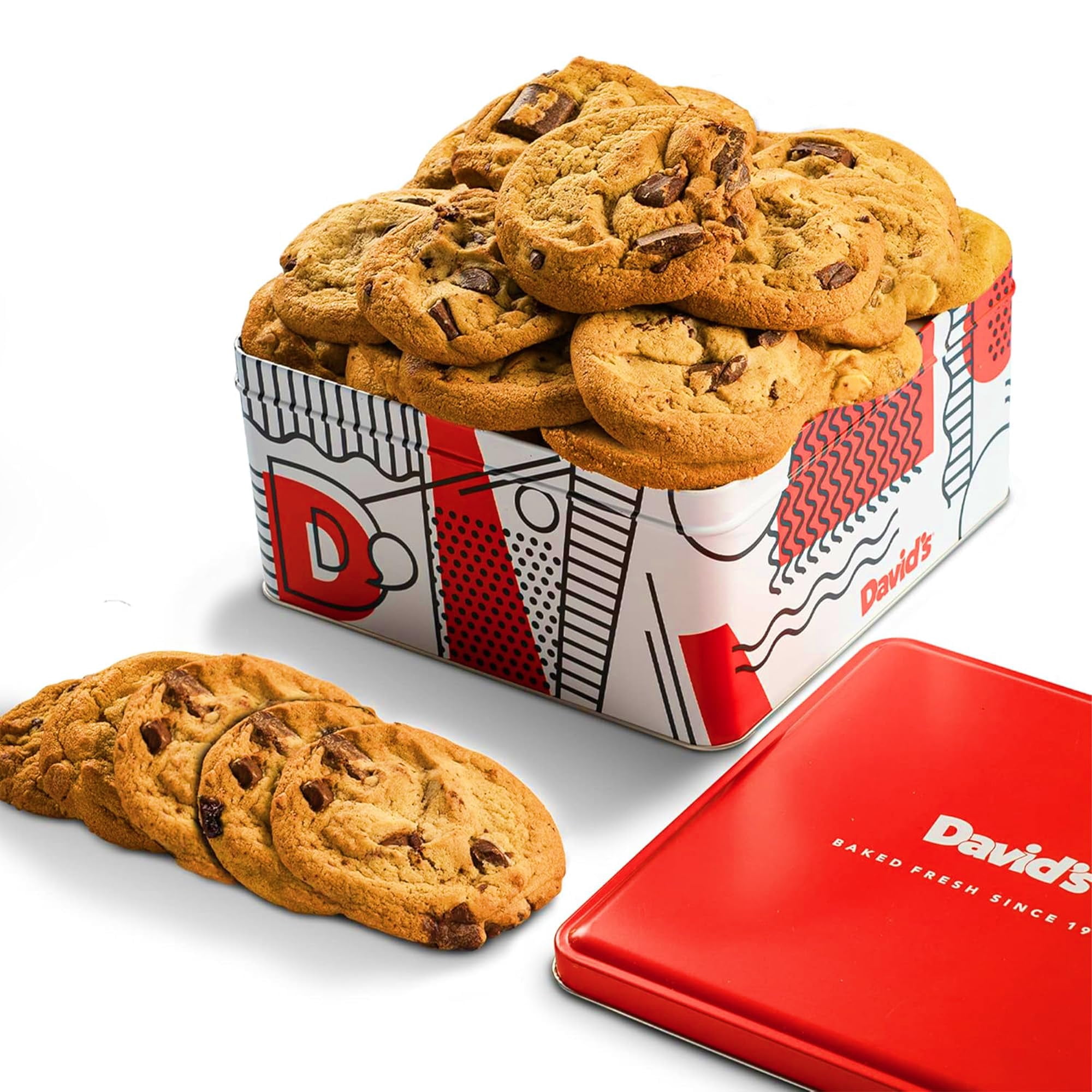 David's Cookies 2lbs Chocolate OKA4 Chunks Fresh Baked Cookies ...