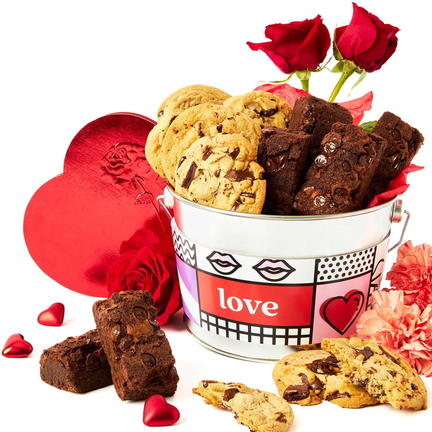 David’s Cookies and Brownies BDF32 Gift Bucket Sampler - 1.3Lbs ...