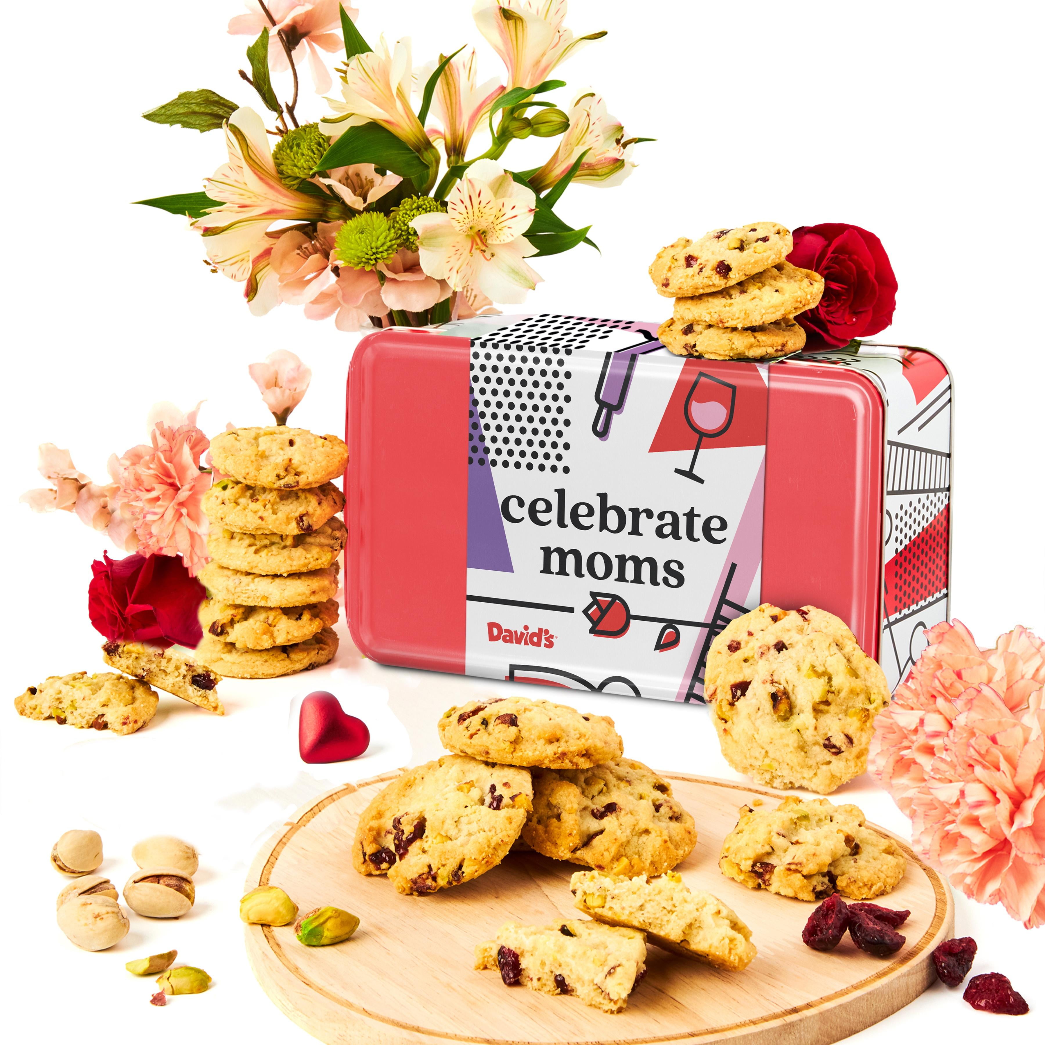 David's Cookies Celebrate Moms Cranberry Pistachio Biscuits Sweet ...