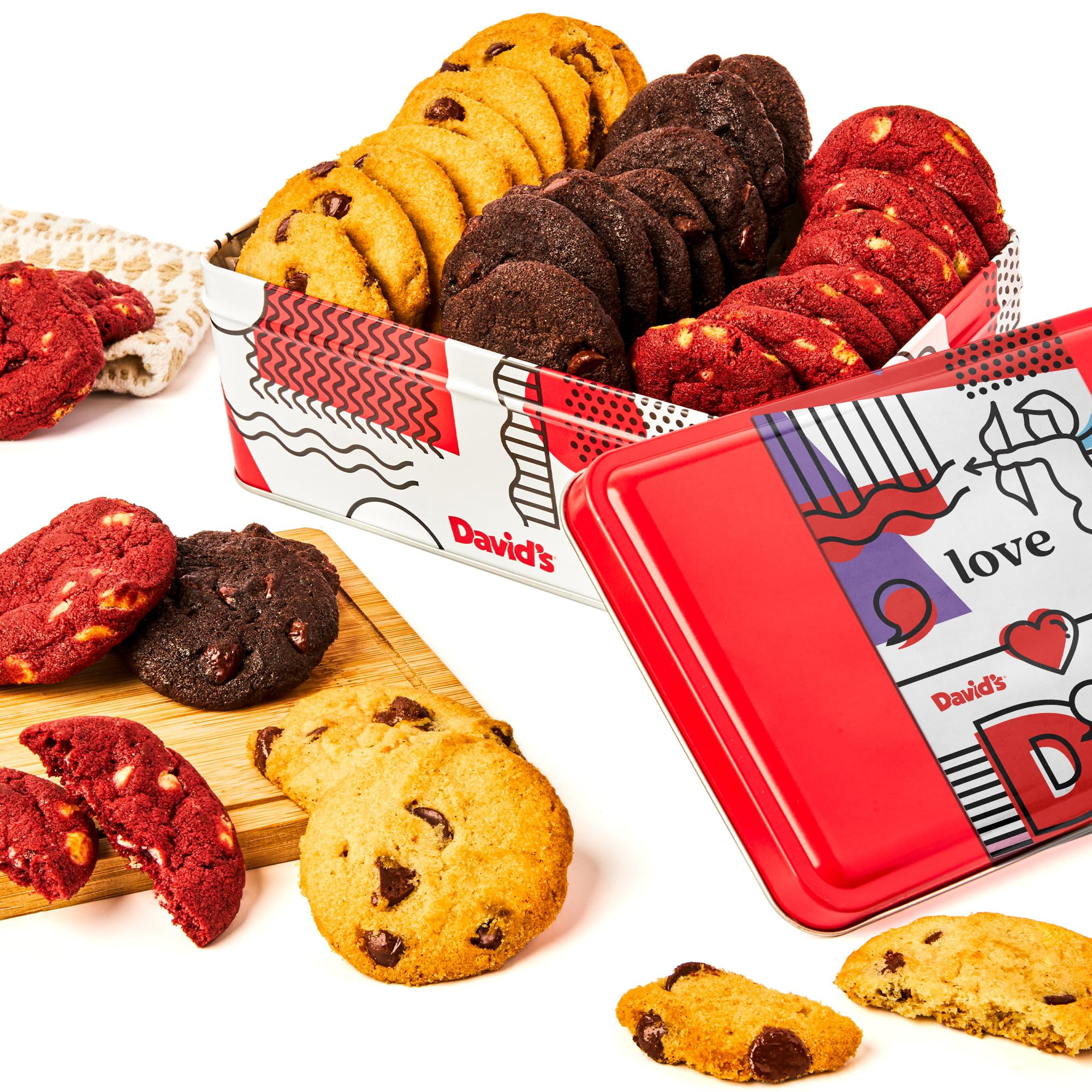 David's Cookies Fresh-Baked Sweet DEF29 Sampler Mini Bites T- 1.7 Lbs ...