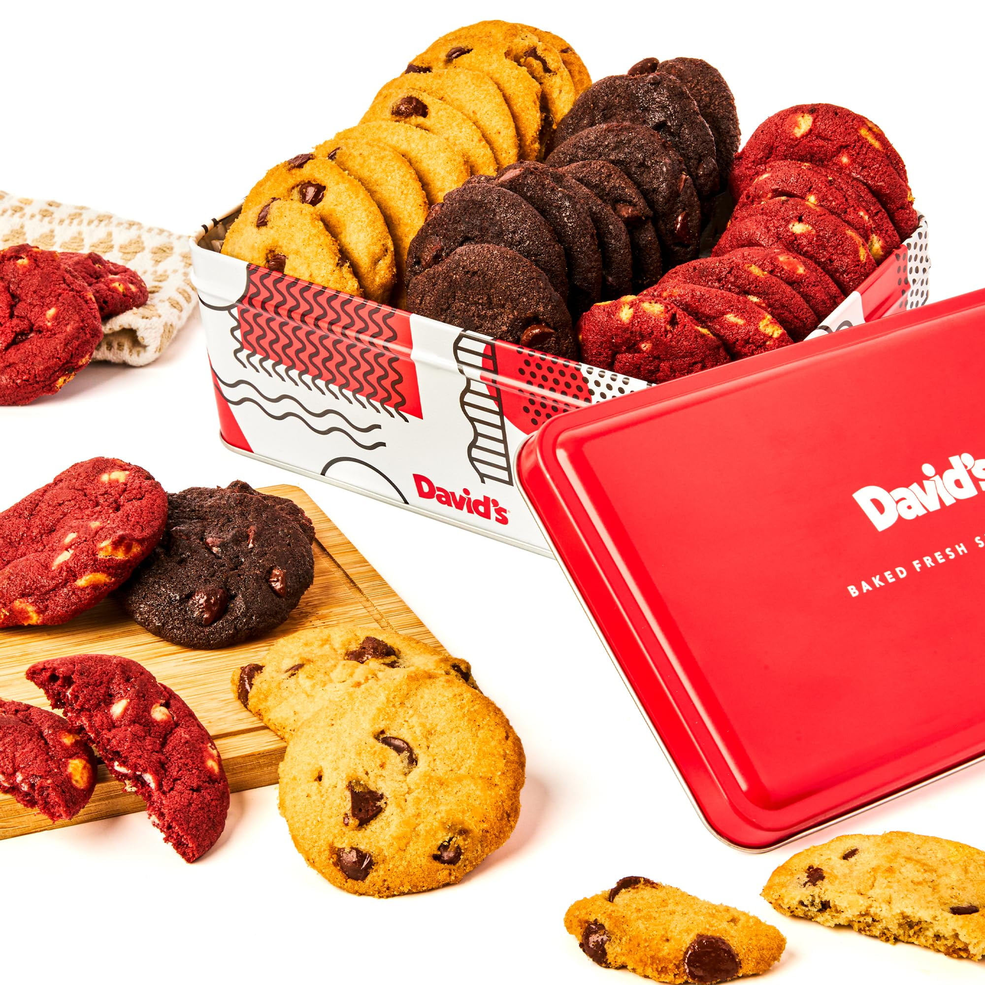 David's Cookies Fresh-Baked Sweet OLF24 Sampler Mini Bites 14oz ...