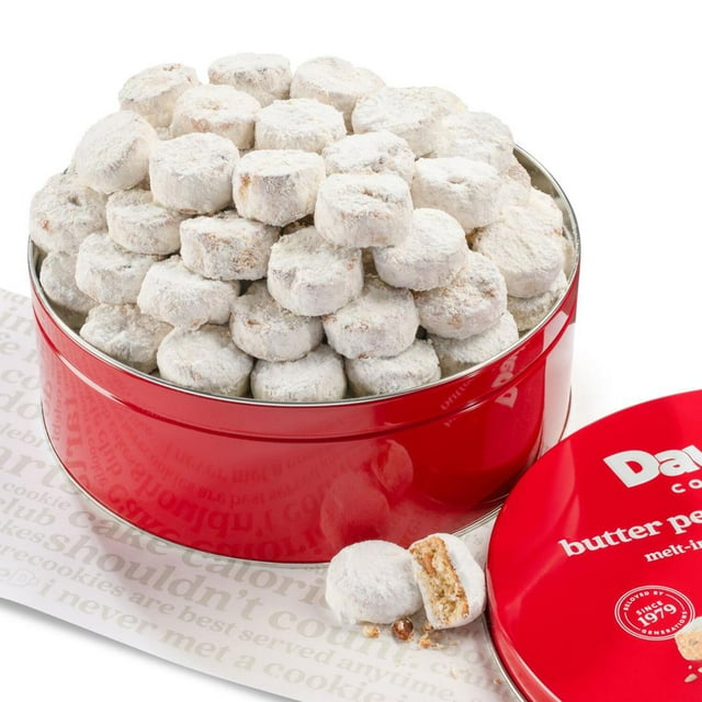 David’s Cookies Gourmet Butter Pecan Meltaway Gift Basket – 32oz Round ...