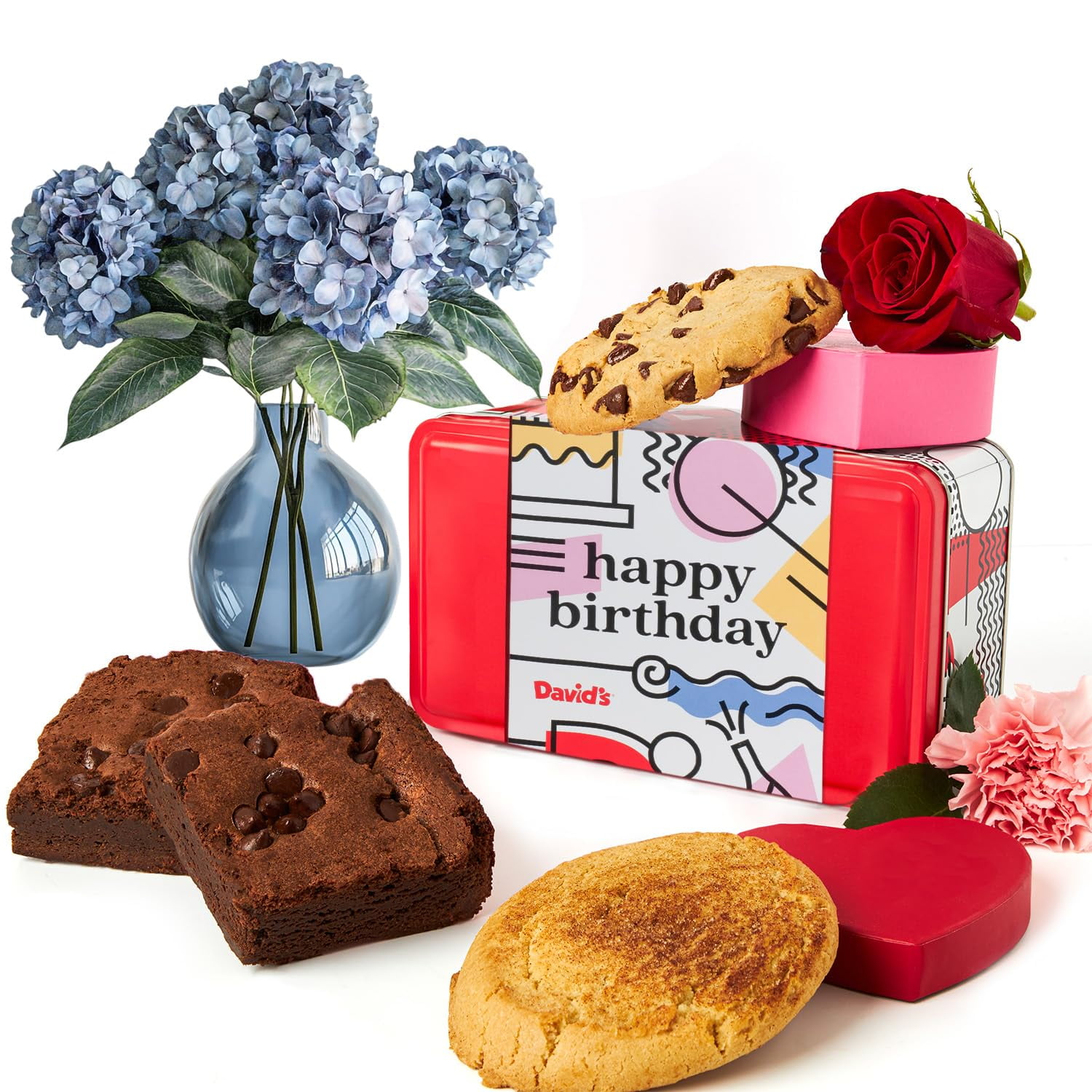 David’s Cookies Happy Birthday IEF31 Gluten-Free Cookies & Brownies ...