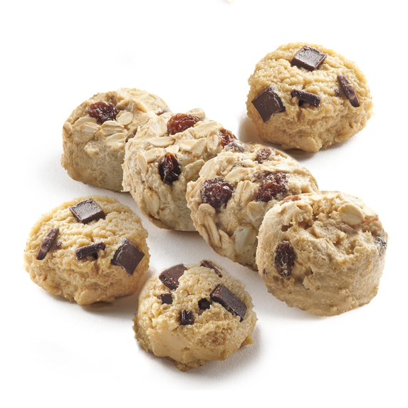 David's Cookies Preformed Frozen Cookie Dough Chocolate Chunk & Oatmeal ...