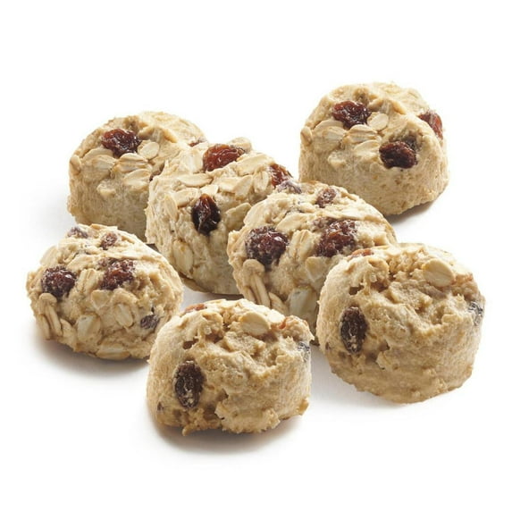 David's Cookies Preformed Frozen Cookie Dough, 80ct, Oatmeal Raisin ...