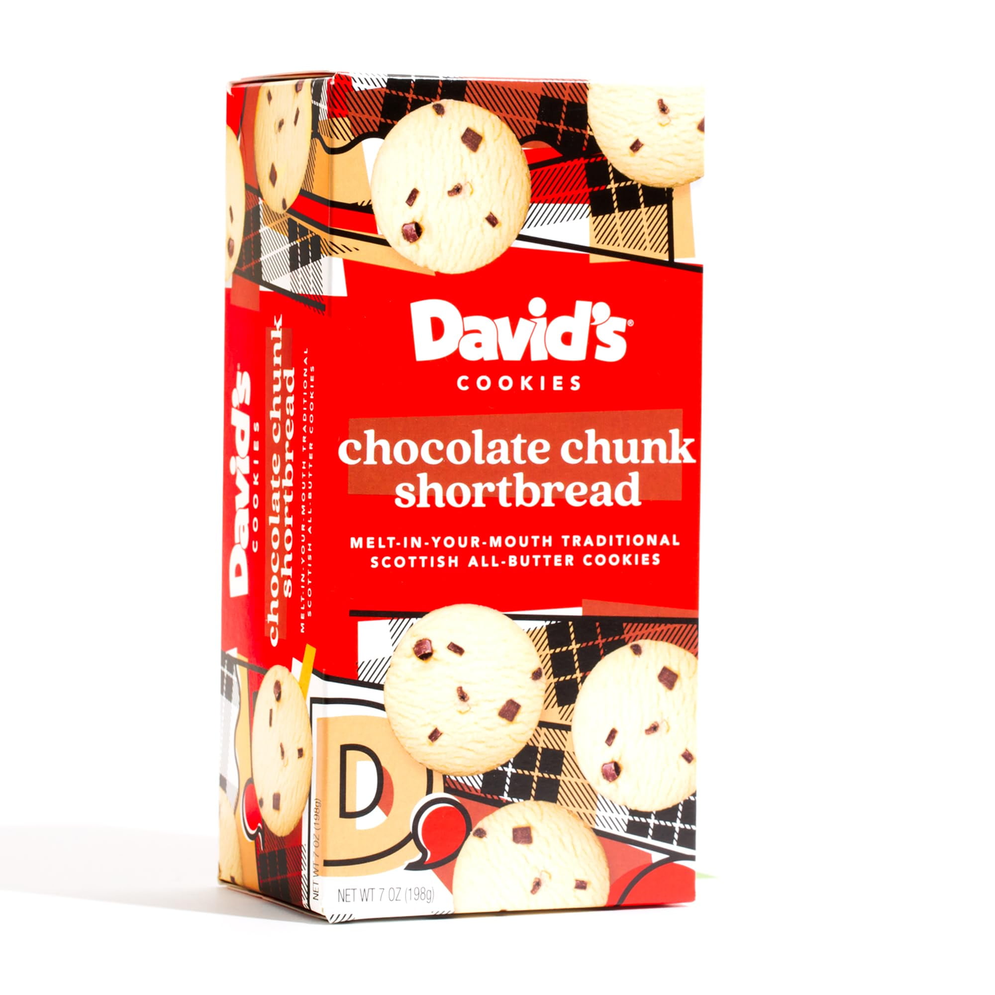 David’s Cookies Pure Butter Shortbread Cookies – Traditional Chocolate ...
