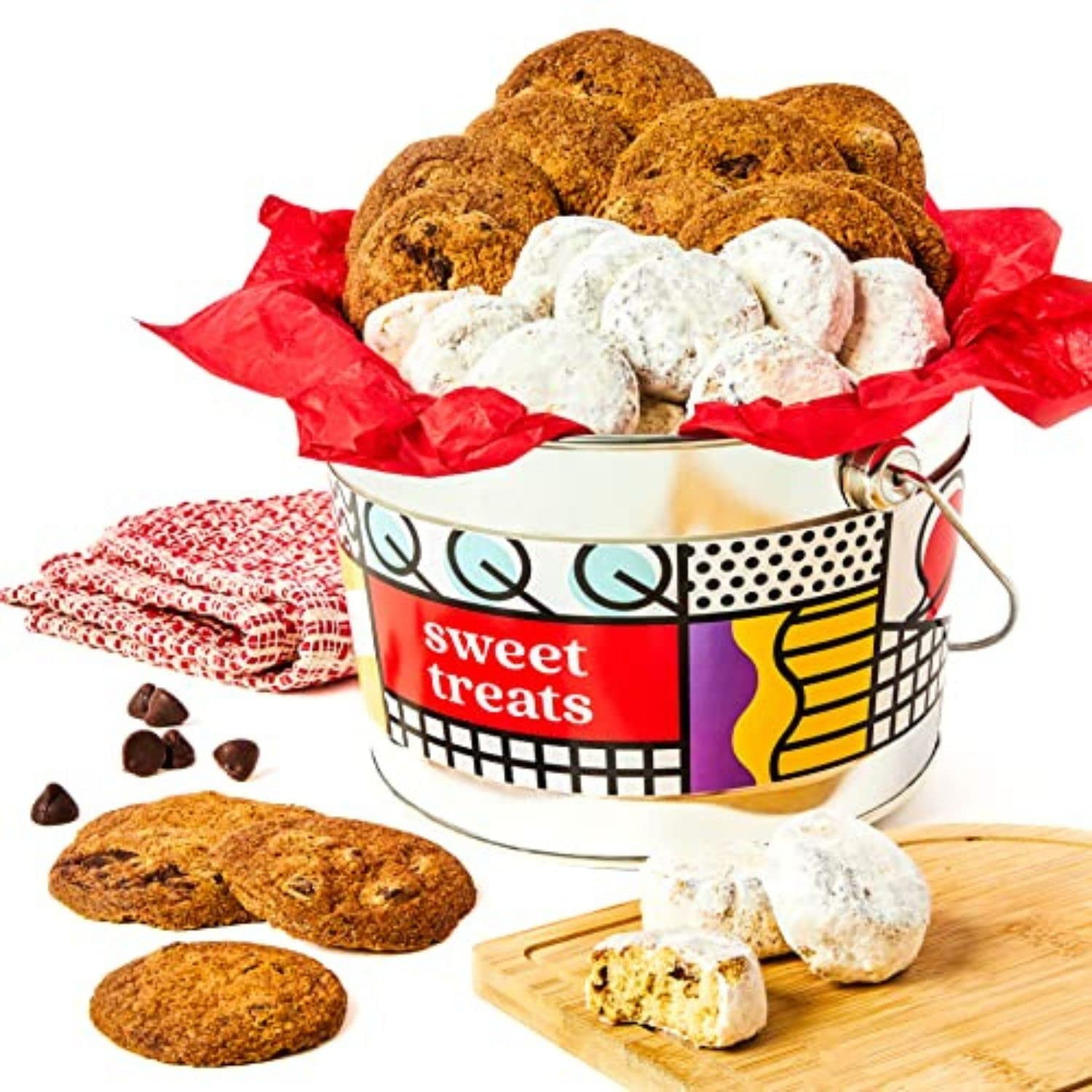 David’s Cookies Sweet Treats OKA4 Gourmet Assorted Cookies Bucket ...