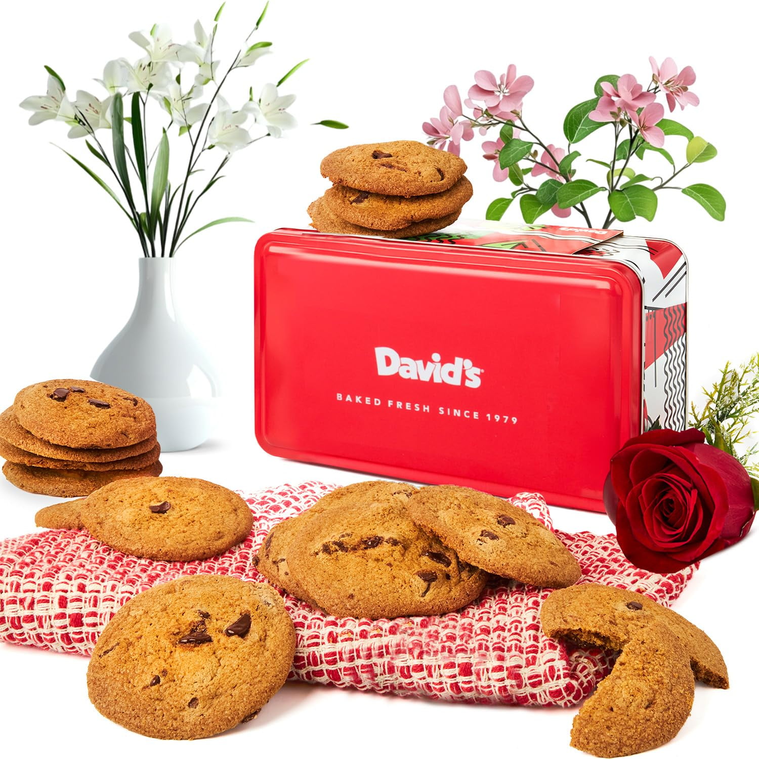 David's Cookies Thin & IEF31 Crispy Cookies in Mini Tin - Delightfully ...