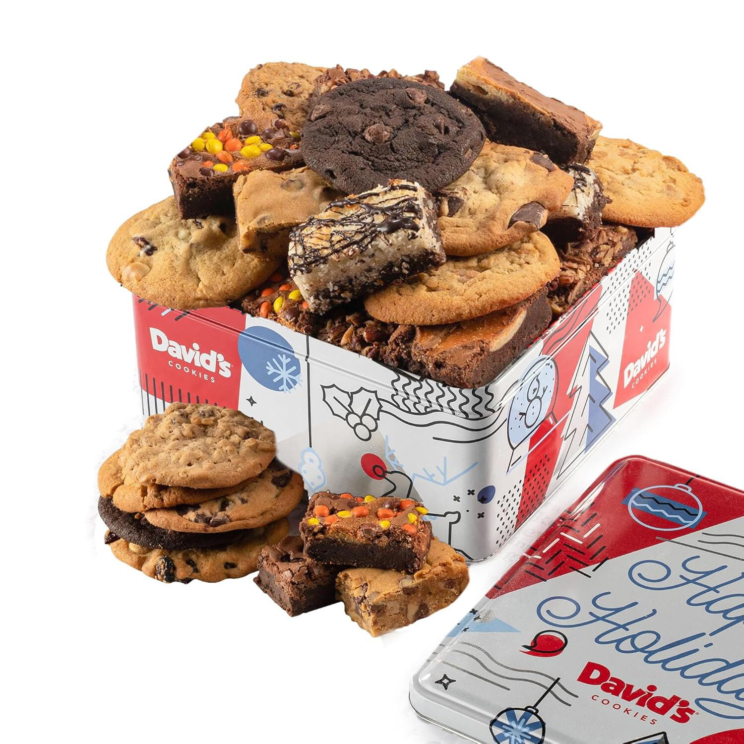 David’s Cookies Winter Wonderland Gourmet Assorted Cookies (12) and ...