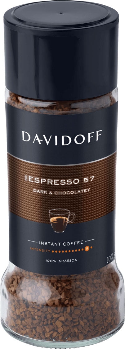 Davidoff Cafe Espresso 57 Instant Coffee 3.5oz for Breakroom - Walmart ...