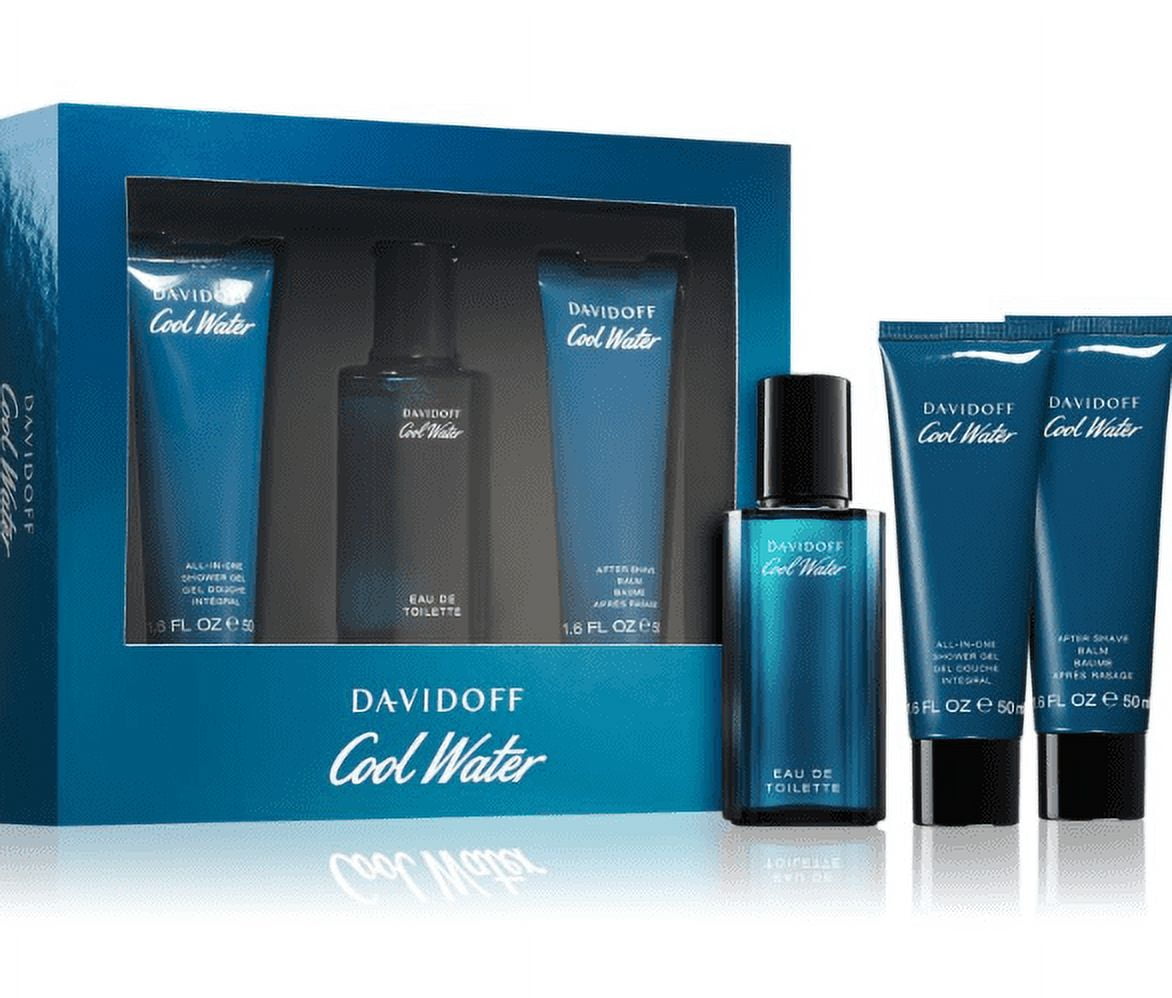 Davidoff Cool Water Men Perfume Gift Set, Eau de Toilette 40ml, Fougere ...