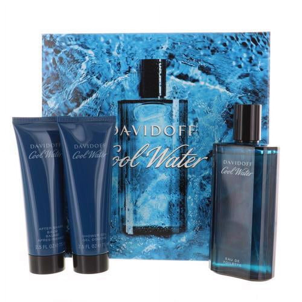 Davidoff Men's Cool Water Eau de Toilette Perfume Gift Set - Walmart.com
