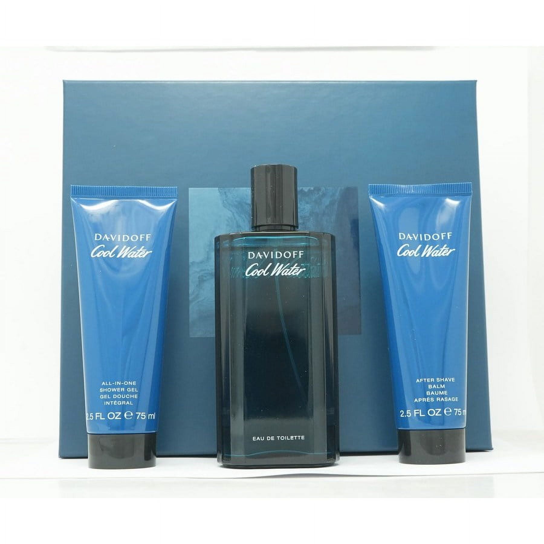 Davidoff Cool Water Eau De Toilette 3 Pcs Set / New With Box - Walmart.com