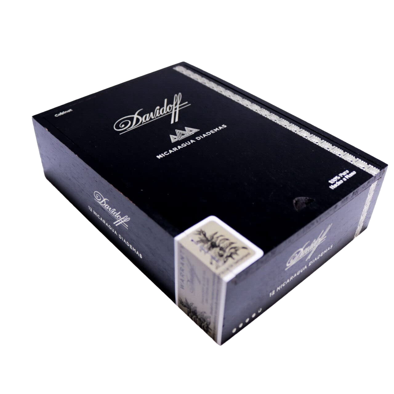Davidoff Nicaragua Diademas Black Empty Wood Cigar Box 7" x 5.25" x 2 ...