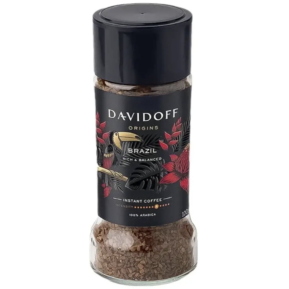 Davidoff Origins Brazil Instant Coffee 100% Arabica 100g/ 0.22lb ...
