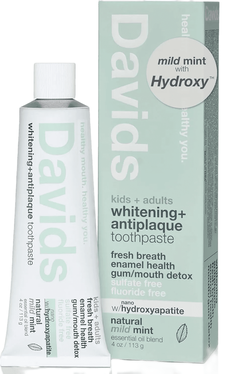 Davids Kids+Adults Whitening+Antiplaque Nano Hydroxyapatite Premium ...
