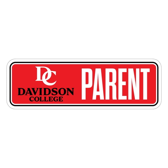 Davidson College Proud Parent Die Cut Decal Officially Licensed ...