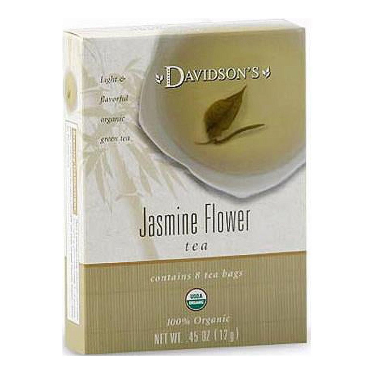 Davidson Organic Tea 2234 Jasmine Flower Tea- Box of 8 - Walmart.com