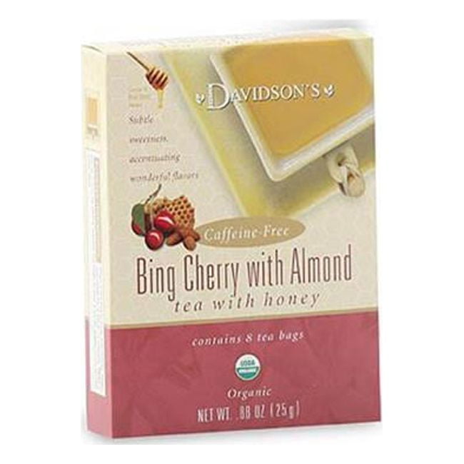 Davidson Organic Tea Bing Cherry With Almond Tea- Box of 8 - Walmart.com