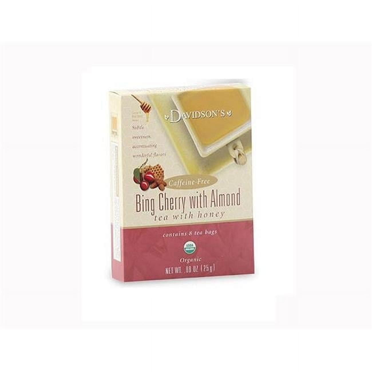 Davidson Organic Tea Bing Cherry With Almond Tea- Box of 8 - Walmart.com