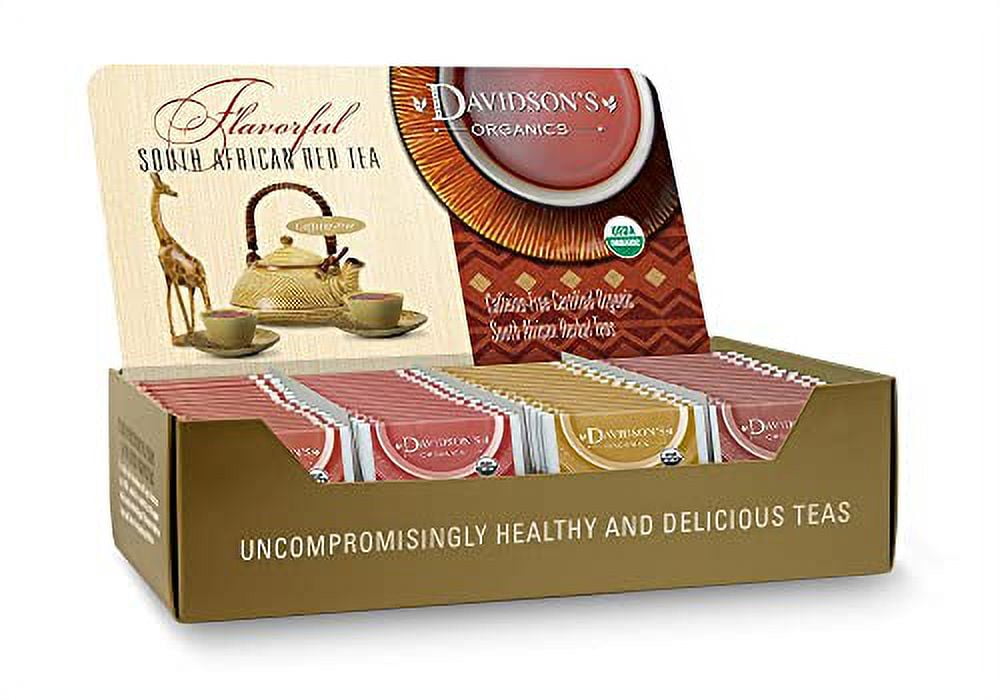 Davidson's Organics, Assorted Red Teas, 100-count Individually Wrapped ...
