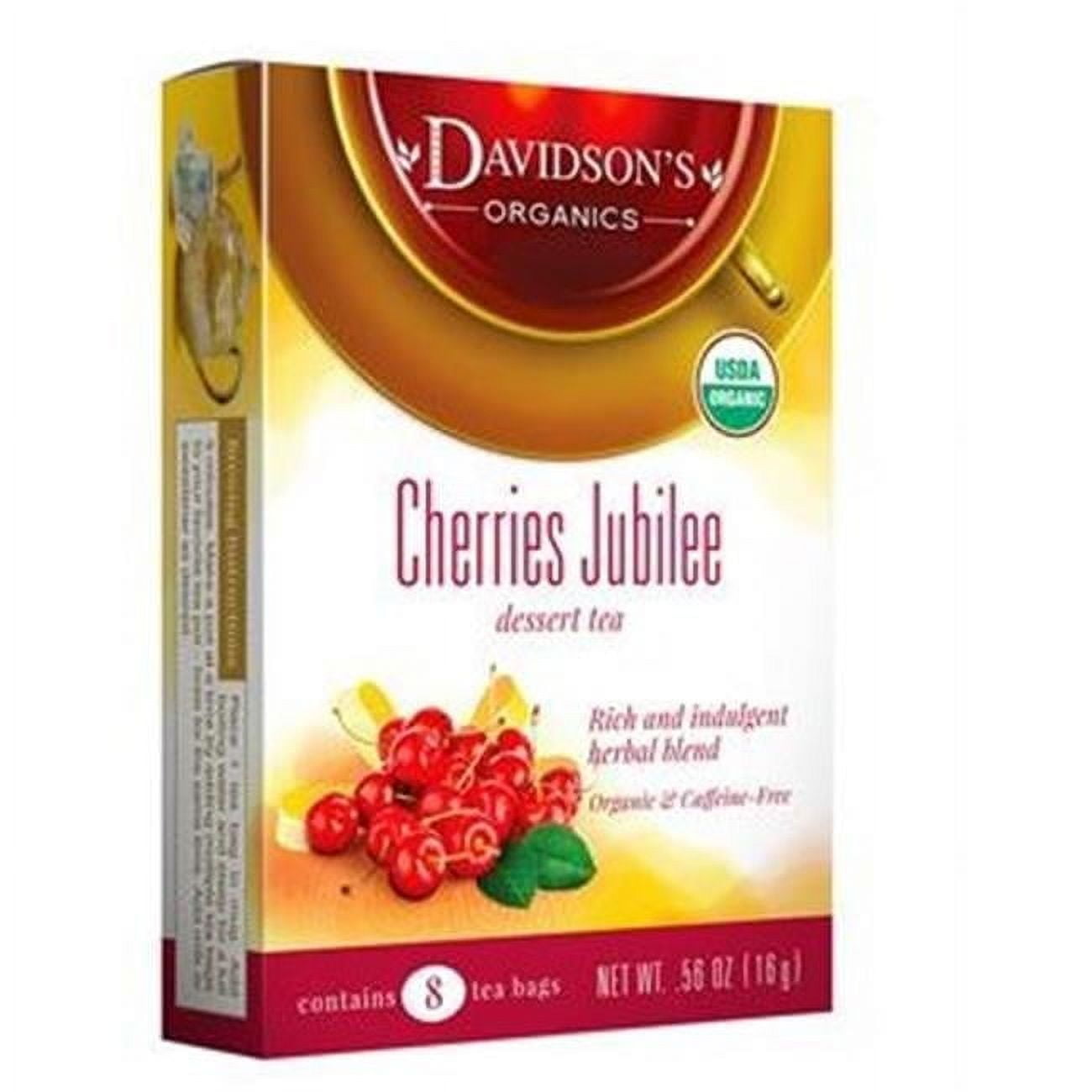 Davidsons Organics 1153 Single Serve Cherries Jubilee Tea - 100 Count ...
