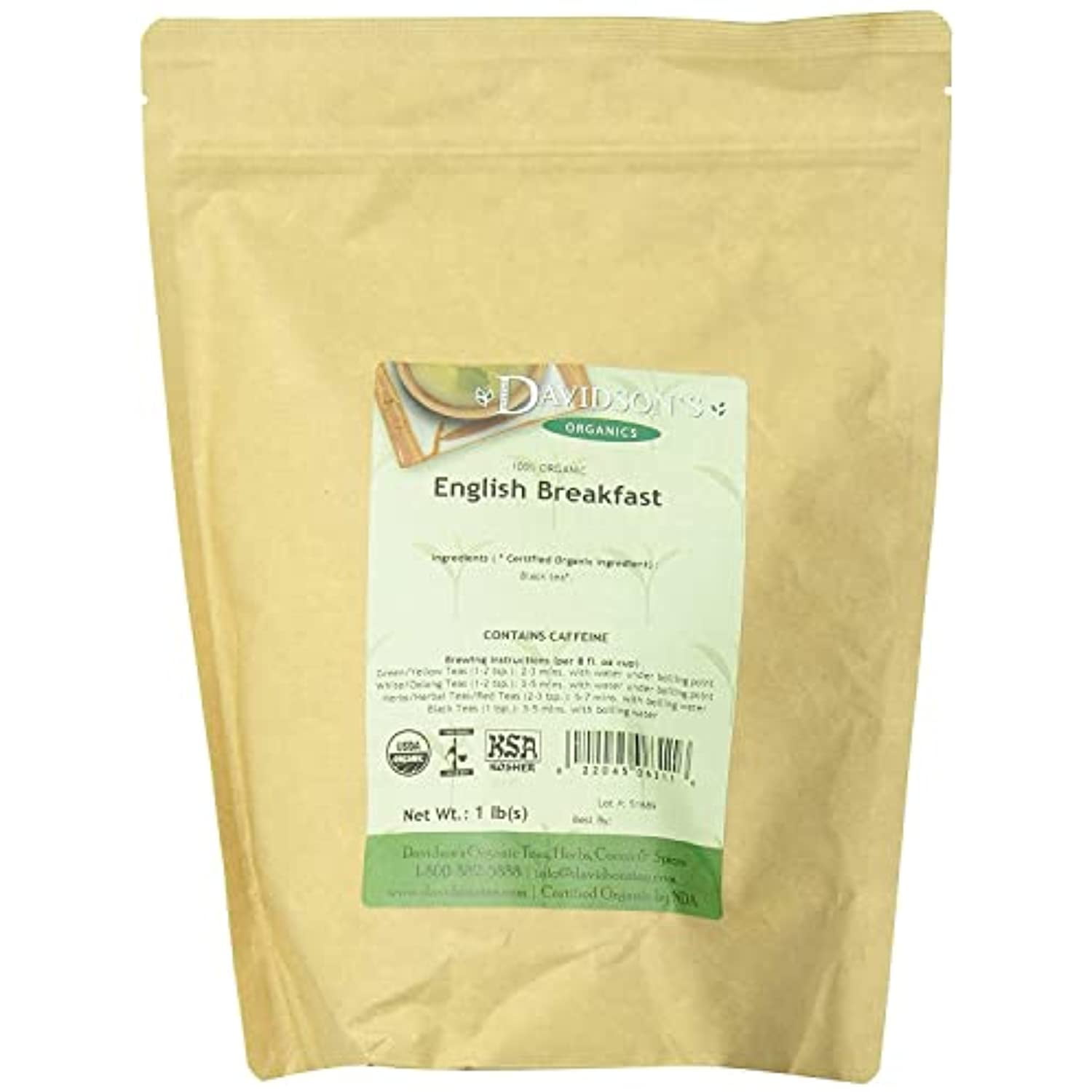Davidsons Tea Bulk, English Breakfast, 16 Ounce - Walmart.com