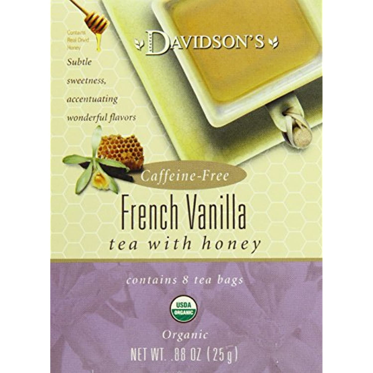 Davidsons Tea French Vanilla, 8-Count Tea Bags (Pack Of 12) - Walmart.com