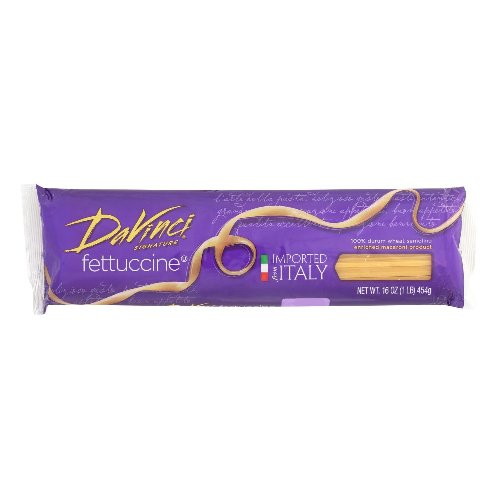 Davinci Cut Fettuccine Pasta 16 oz (Pack Of 20) - Walmart.com