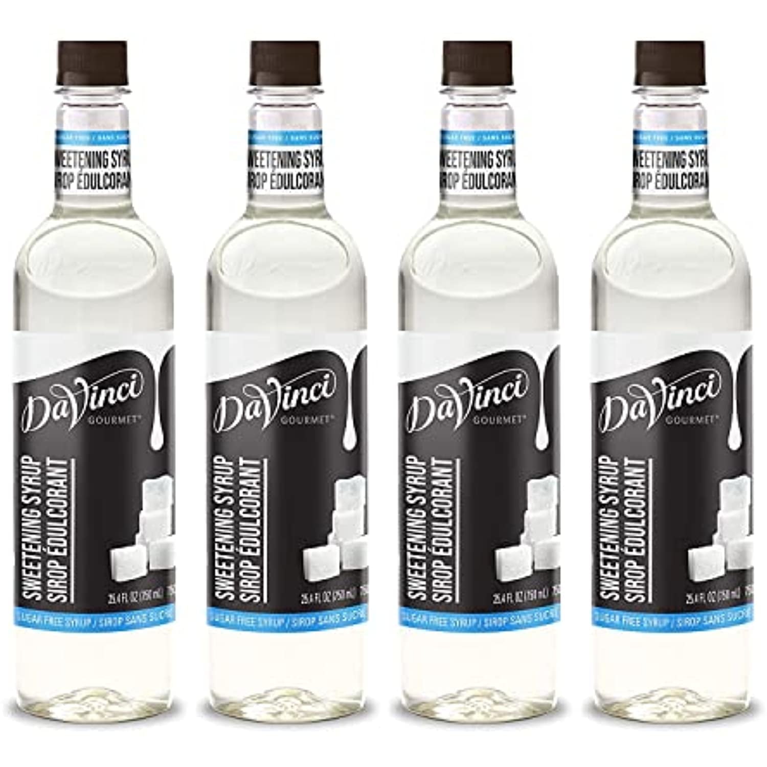 Davinci Gourmet Sugar-Free Sweetener Syrup, 25.4 Ounce (Pack Of 4 ...