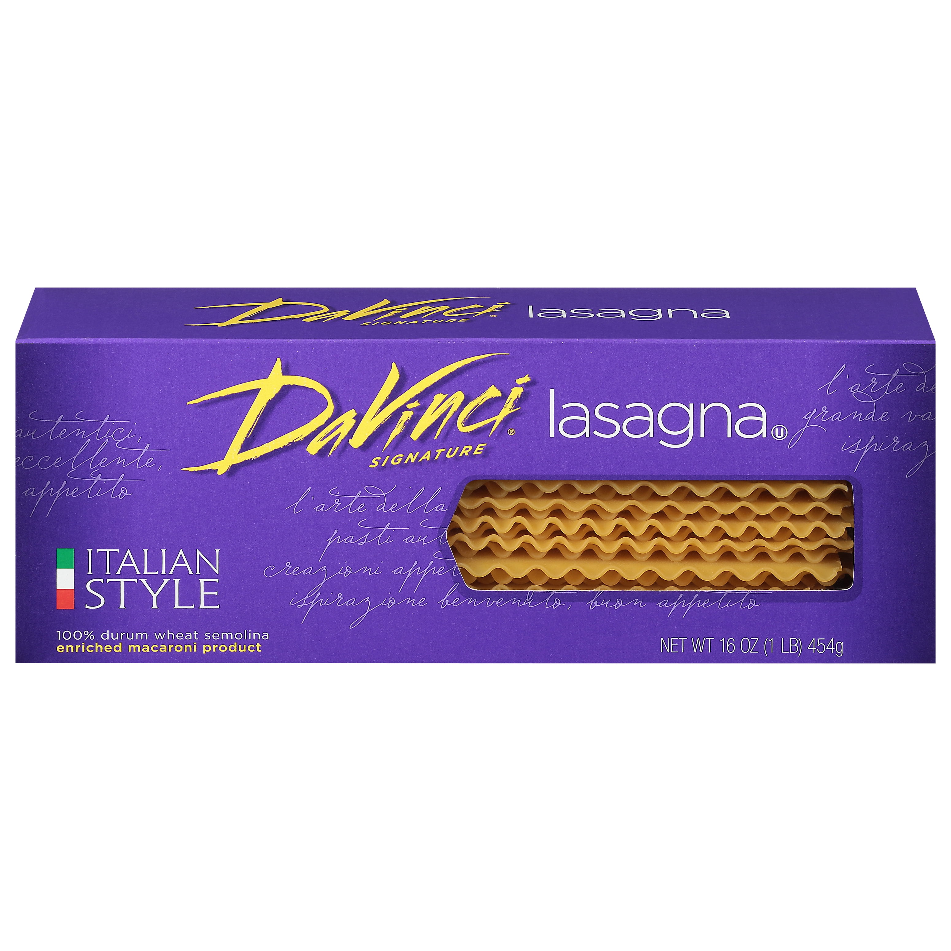 Davinci Lasagna Pasta 16 oz (Pack Of 12) - Walmart.com