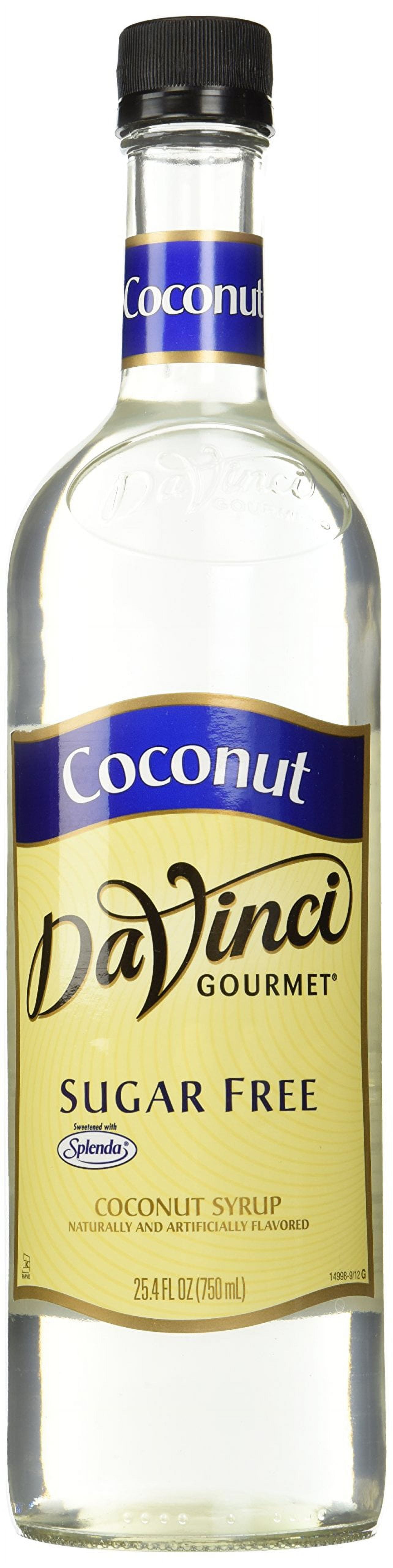 Davinci Sugar Free Coconut Syrup W/Splenda 750 Ml - Walmart.com