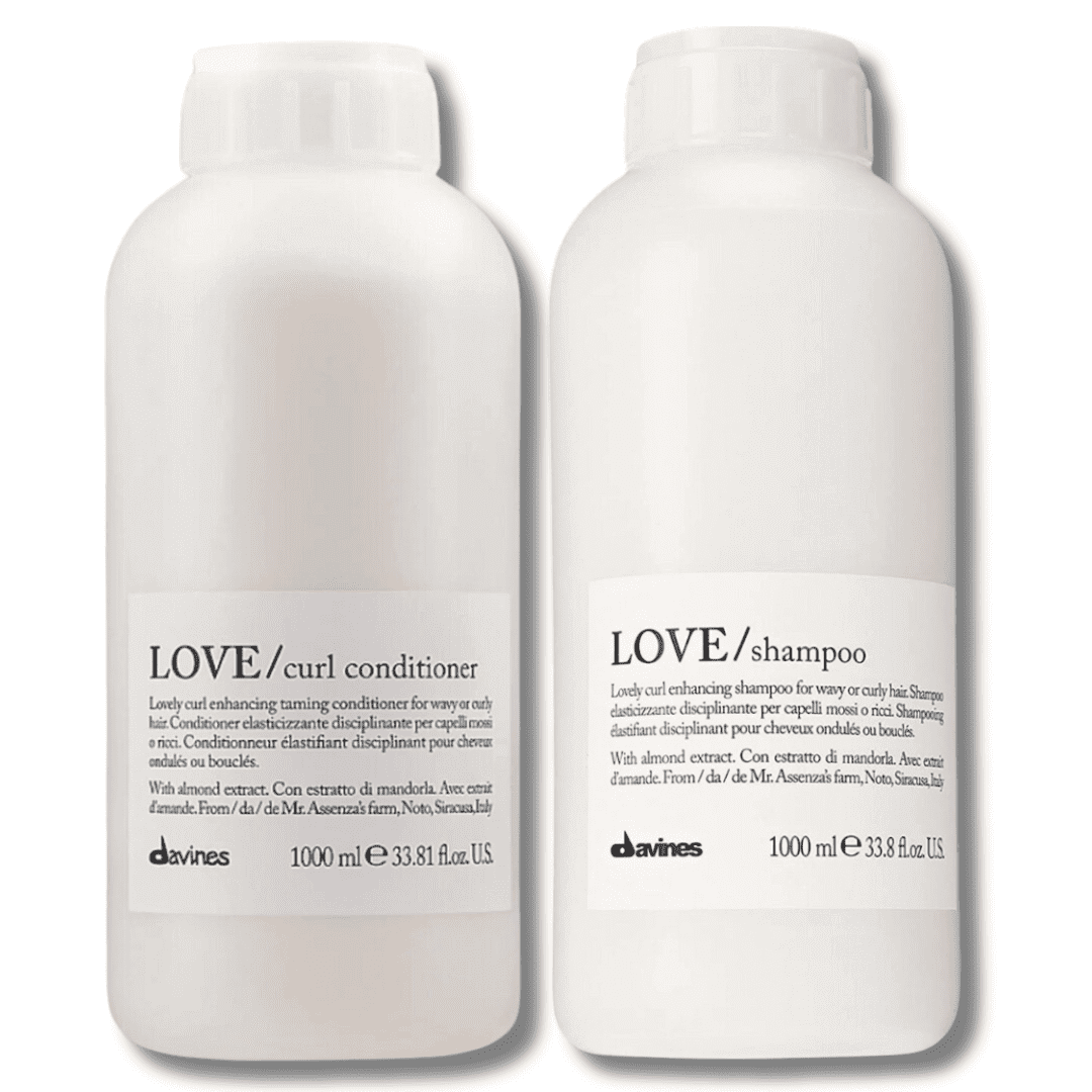 Davines Love Curl Enhancing Shampoo & Conditioner Set for Wavy or Curly ...
