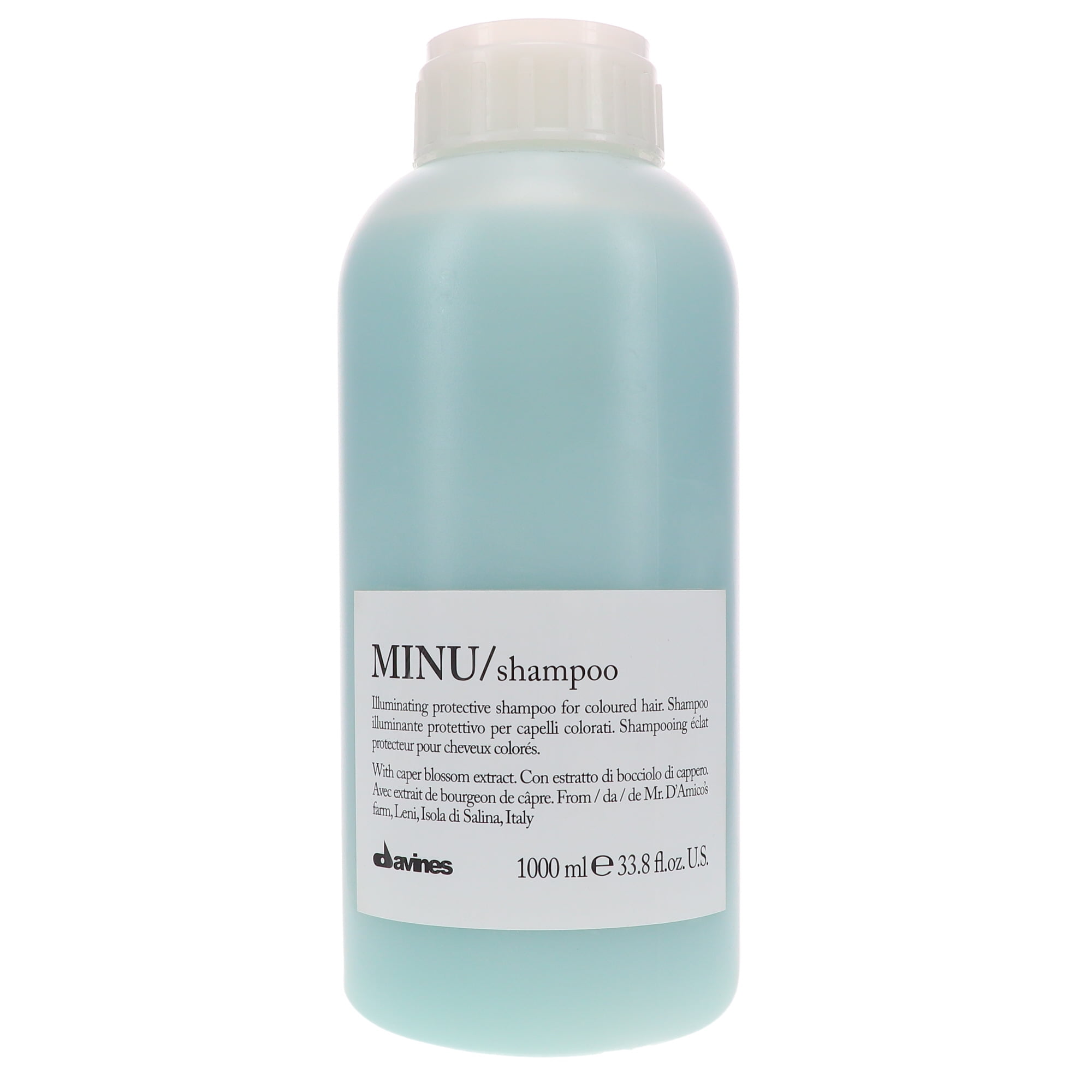 Davines MINU Shampoo 33.81 oz - Rich, Foamy, with Caper Blossoms, For ...