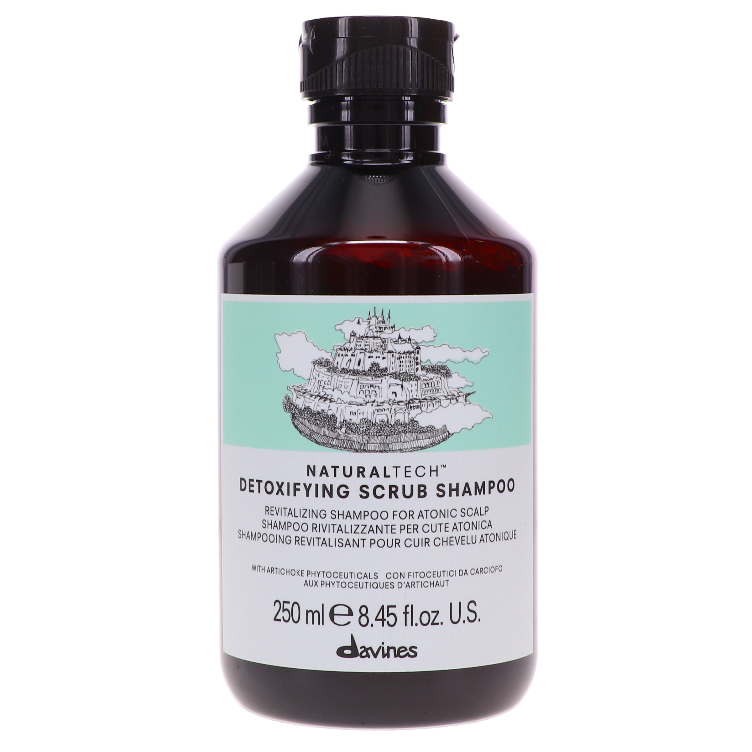 Davines Natural Tech Detoxifying Scrub Shampoo (For Atonic Scalp) 250ml/8.45oz - Walmart.com