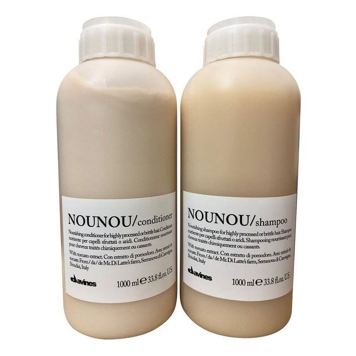 Davines Nounou Moisture Rich Shampoo & Conditioner Set, 33 oz, Perfect ...