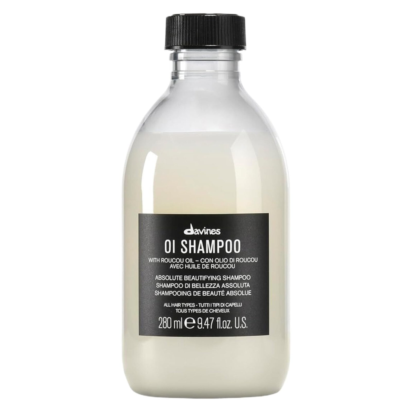 Davines OI Nourishing Shampoo for All Hair Types, Adds Silky-Smooth ...