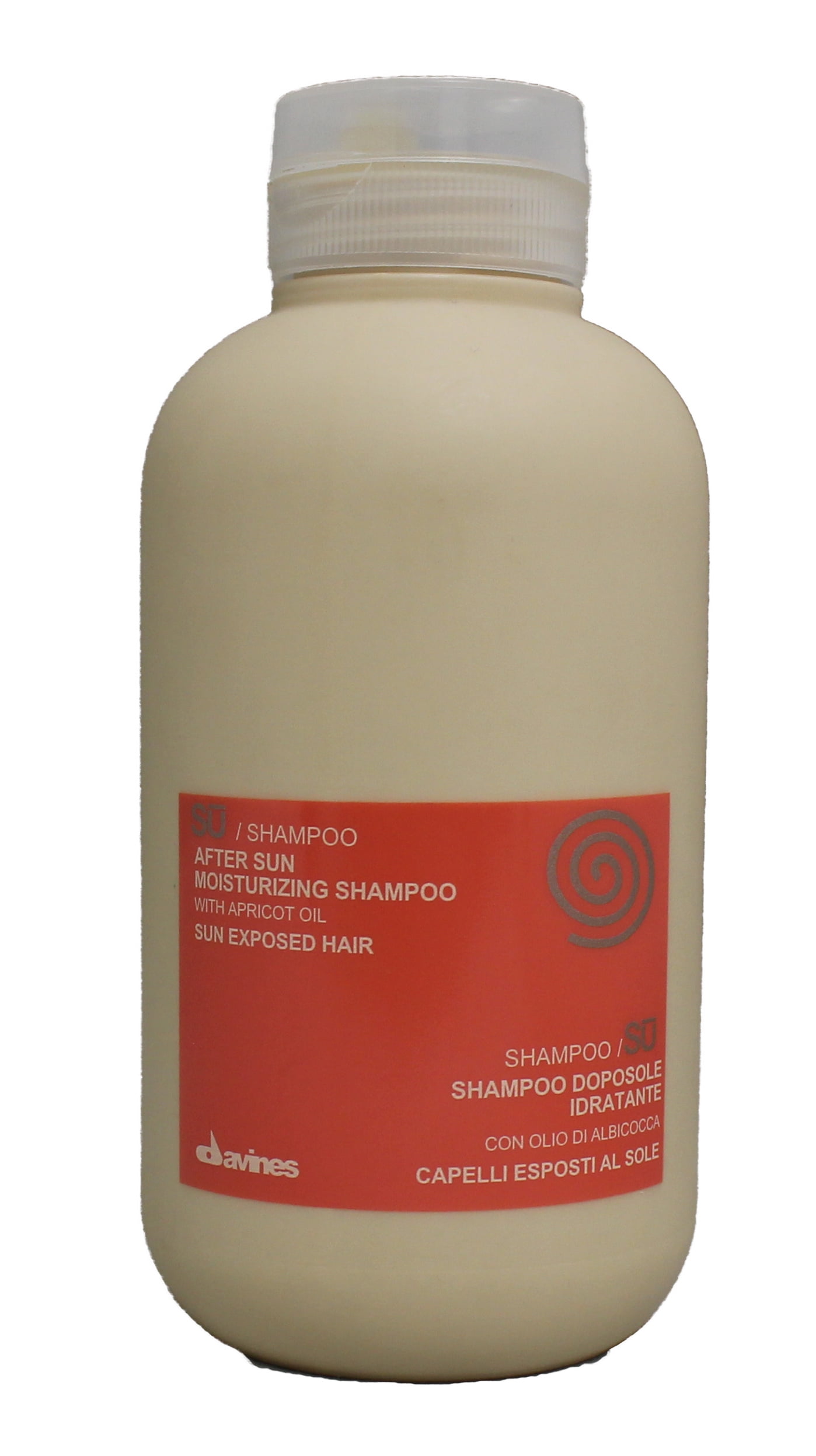 Davines SU After Sun Moisturizing Shampoo with Apricot Oil, 8.45 fl. oz ...