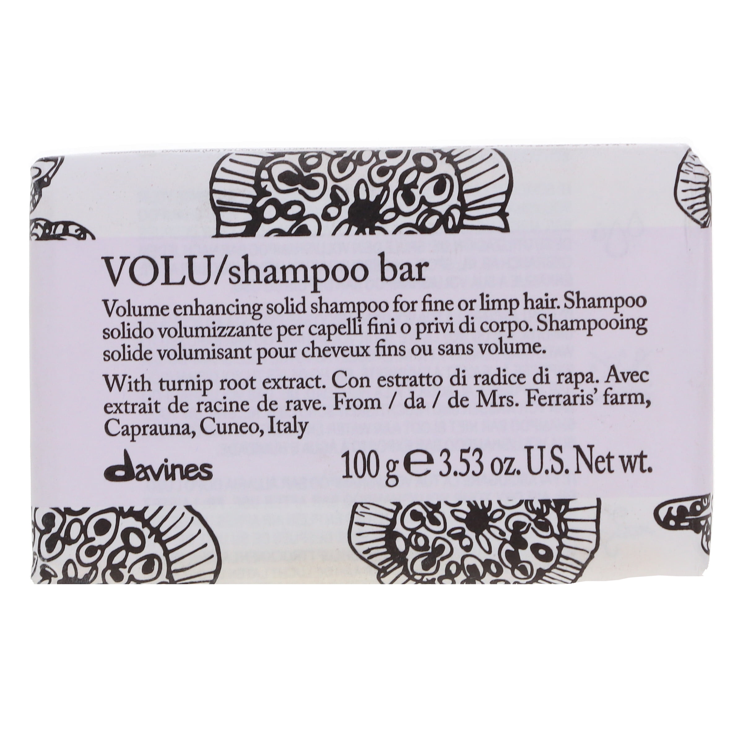 Davines VOLU Volumizing Shampoo Bar 3.53 oz - Walmart.com