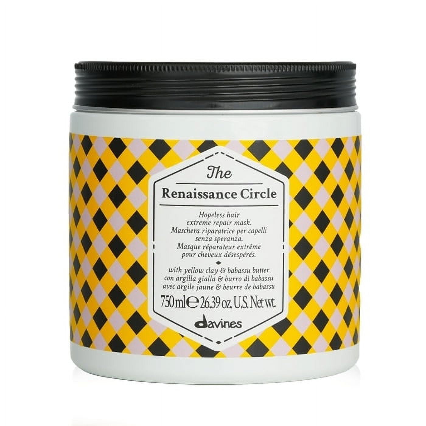Davines The Renaissance Circle Hair Mask, Extreme Repair for Damaged ...